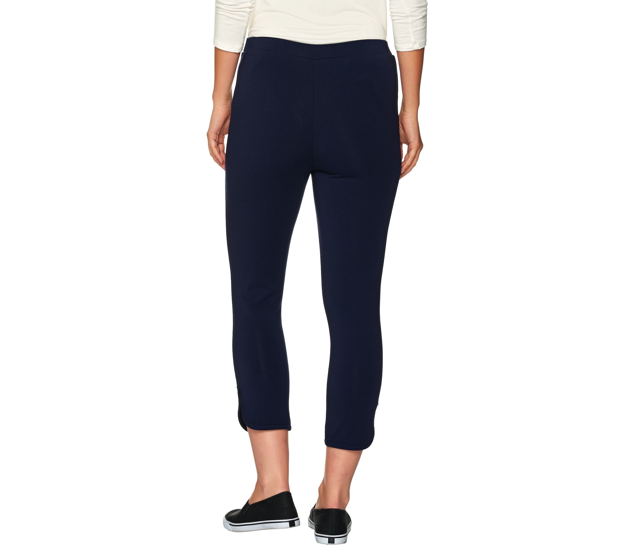"As Is" Susan Graver Weekend Stretch Cotton Modal Capri Pants - QVC.com
