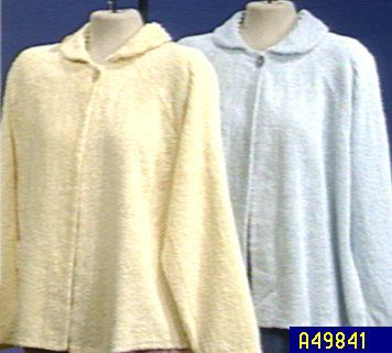 Stan Herman Bed Jacket with Peter Pan Collar - QVC.com