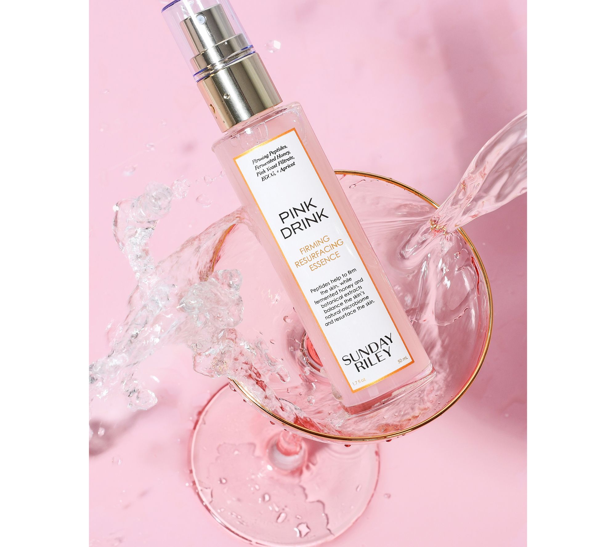 Sunday Riley Pink Drink Firming Resurfacing Essence Duo - QVC.com