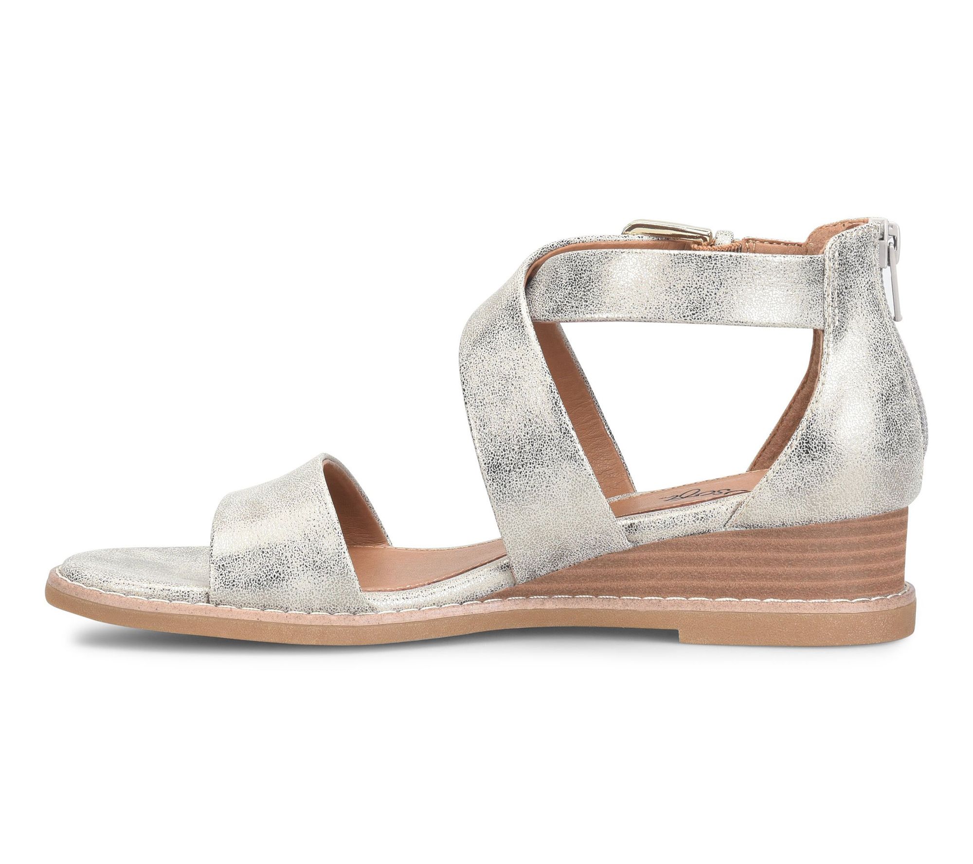 Eurosoft Maxi Wedge Sandal - QVC.com