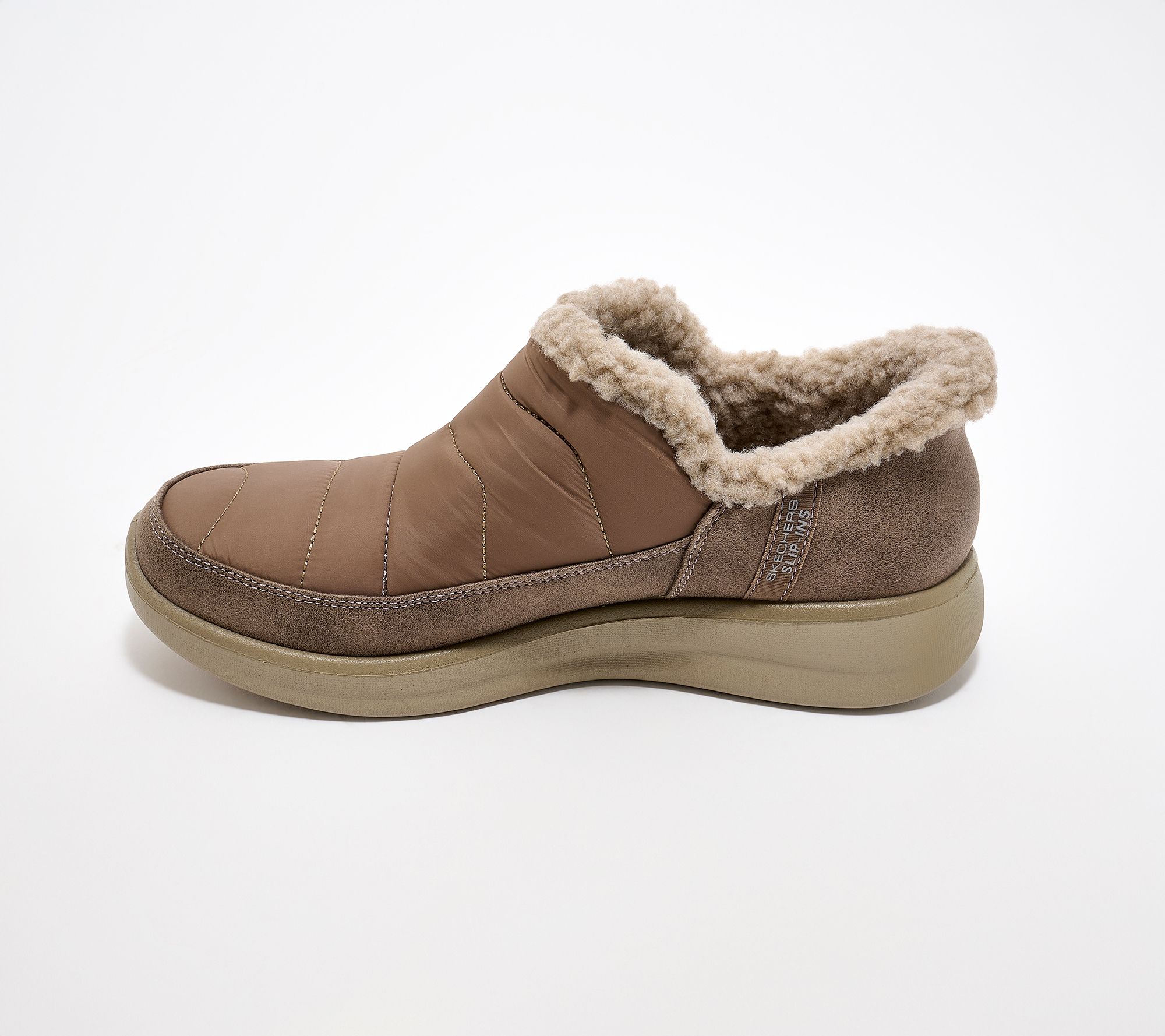Skechers Slip-ins Cozy Escape Water Repellent Slipper Boots - QVC.com