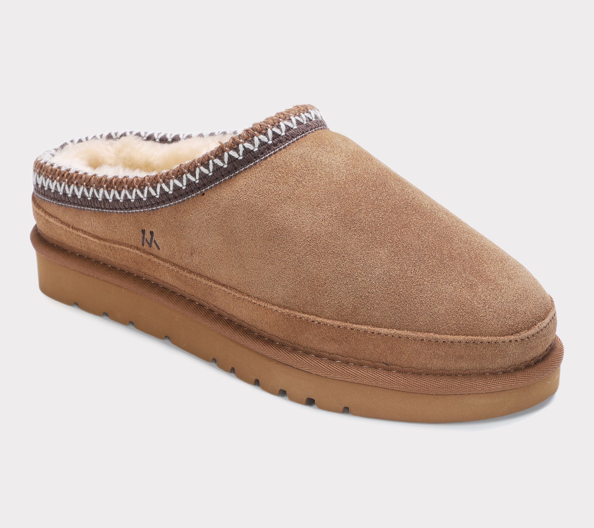Mykos Premium Suede Clog - Jules - QVC.com