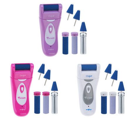 Emjoi Rechargeable Micro-Pedi Tornado Callus Remover - QVC.com