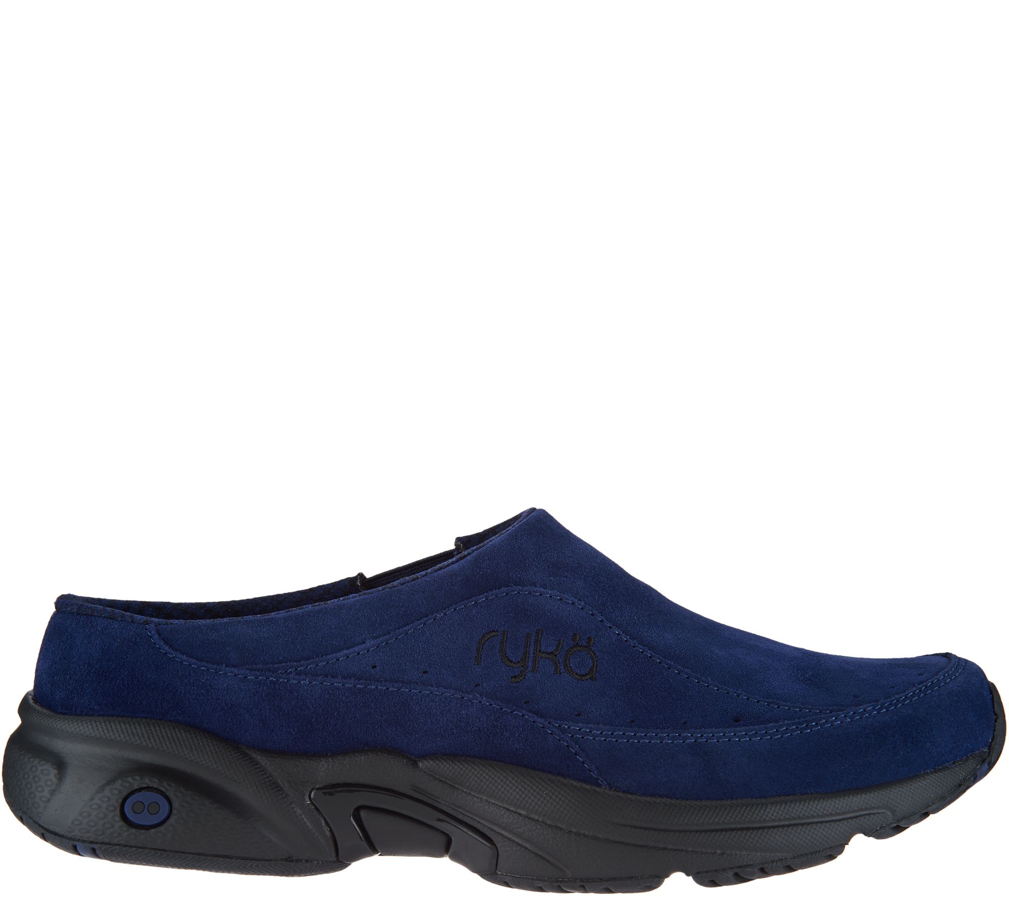 Ryka Suede Slip-On Mules - Catalyst Mule - QVC.com