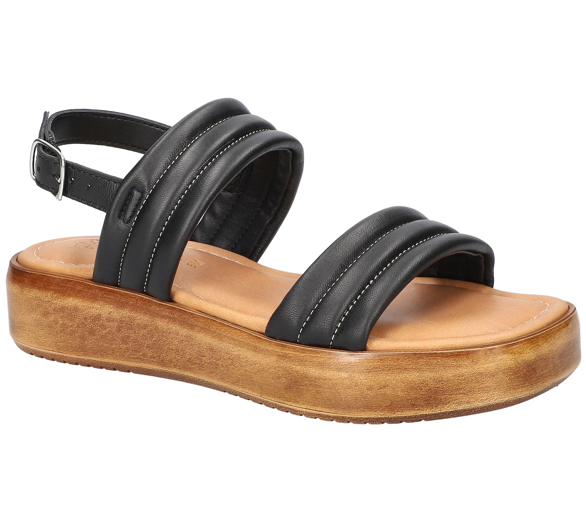 Bella Vita Italy Puffy Slingback Sandals-Ode-Italy - QVC.com