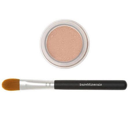 bareMinerals SPF 20 Bisque Concealer & Concealer Brush - QVC.com