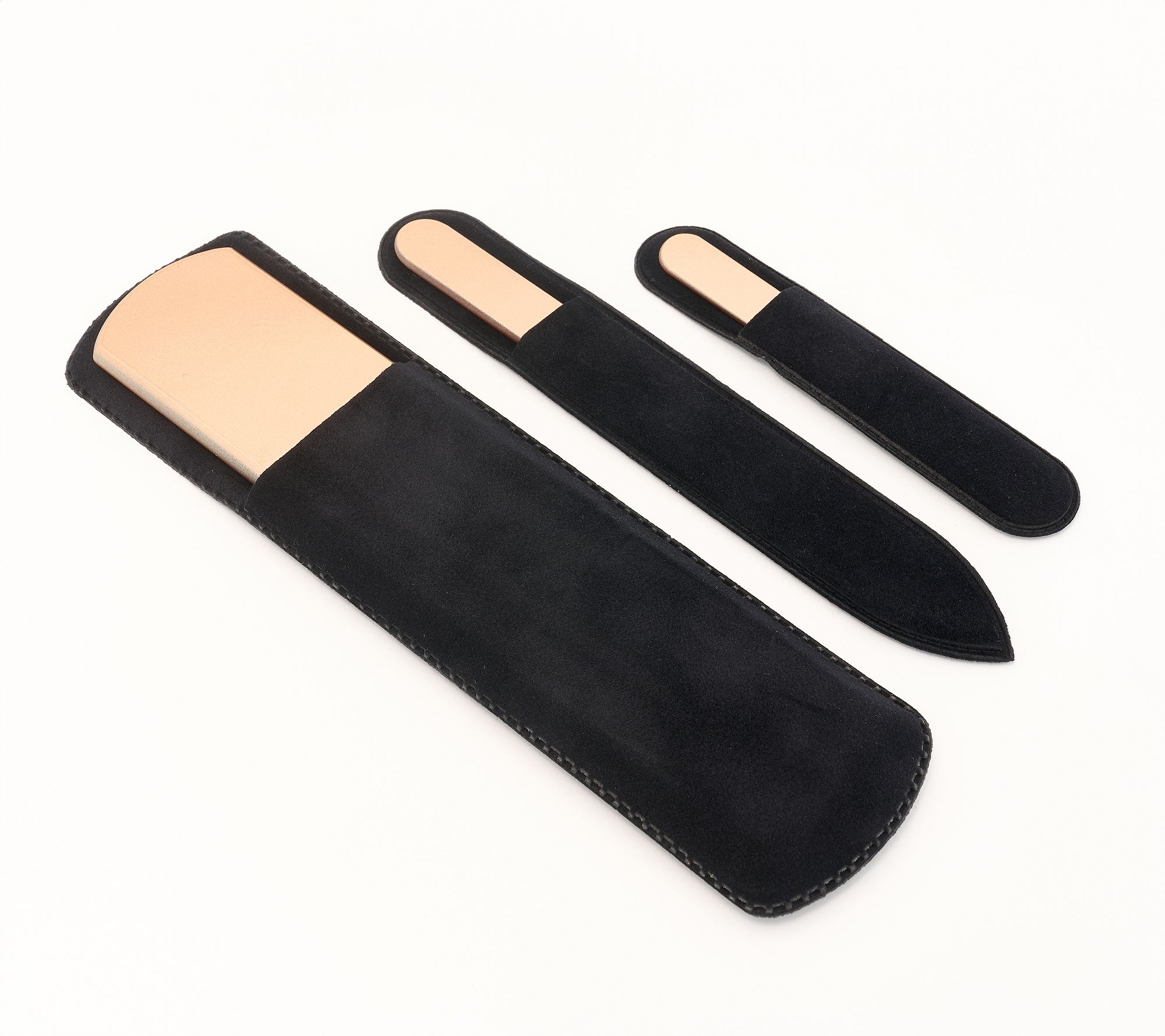 Spa-Rific 3 pc. Crystal Glass Mani/Pedi Set - QVC.com