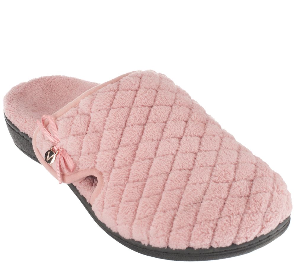 Vionic Orthotic Quilted Slippers - Adilyn - QVC.com