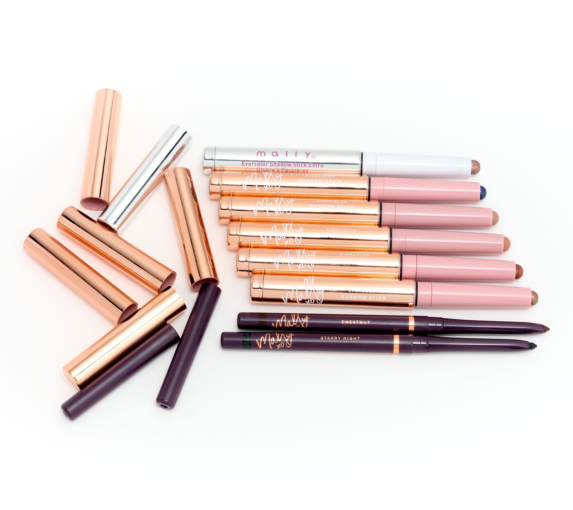 Mally Shadow Stick & Liner 8PC Eye Collection - QVC.com