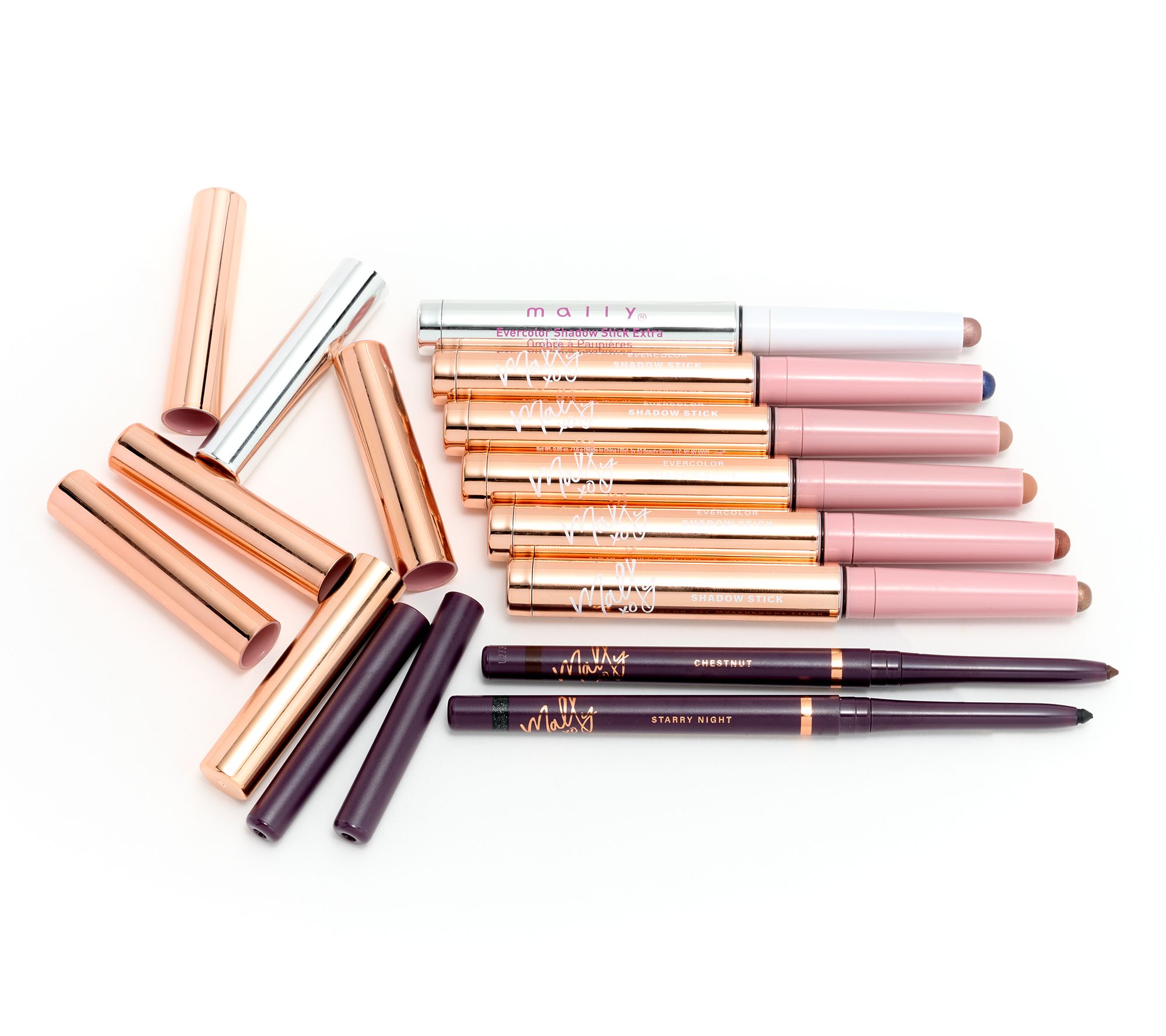 Mally Shadow Stick & Liner 8PC Eye Collection - QVC.com