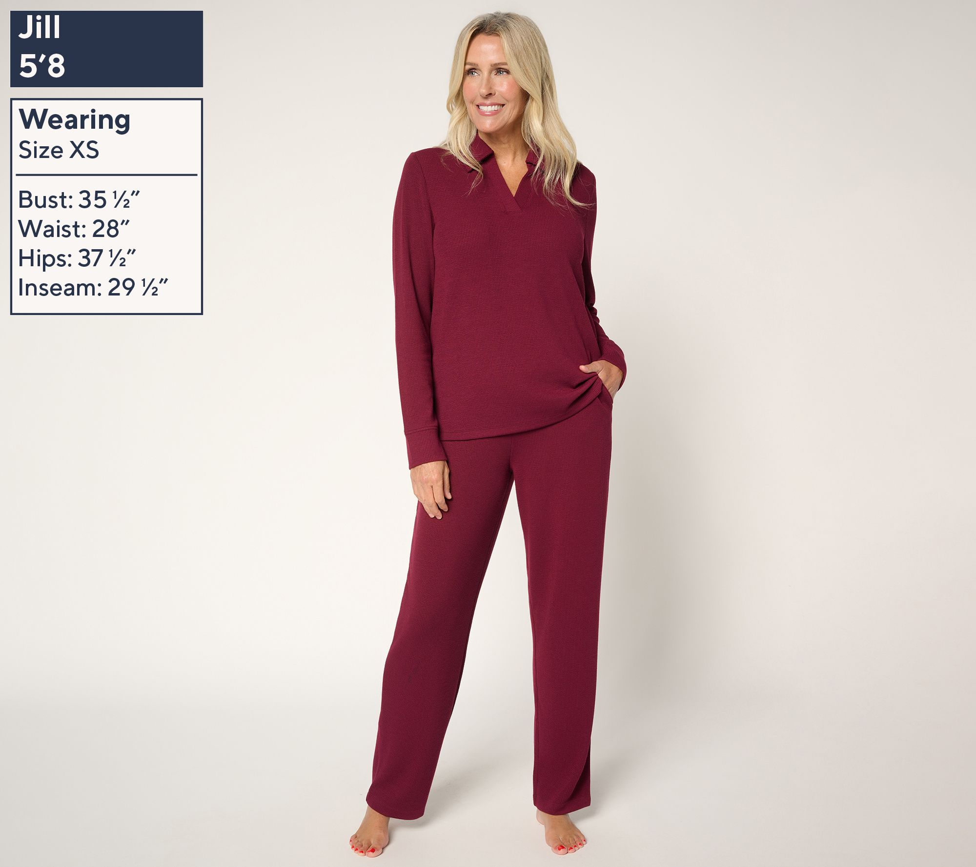 Cuddl Duds Soft Rib Two Piece Lounge Set - QVC.com
