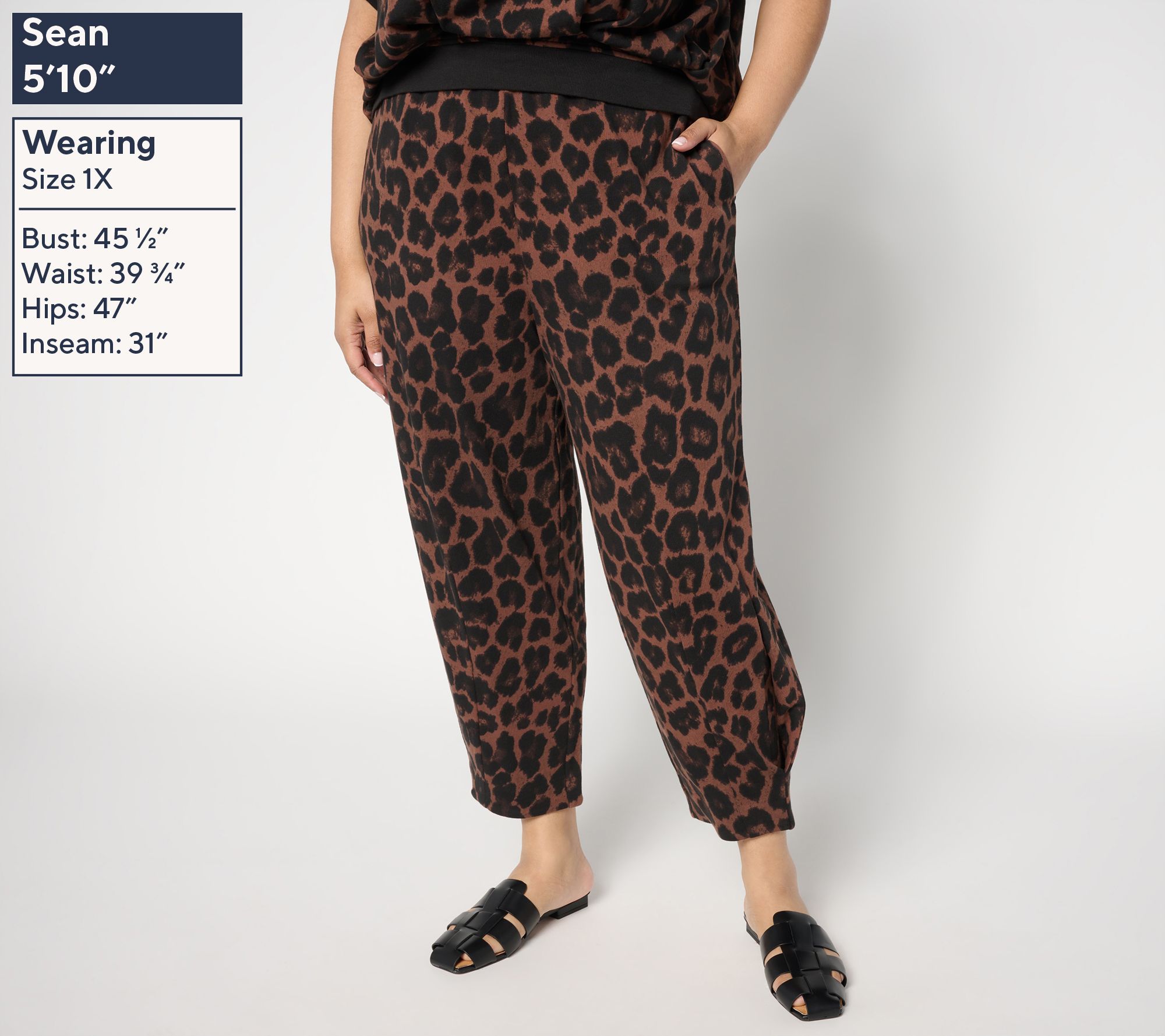Carla Rockmore Collection The Modern Ankle Length Sweatpant - QVC.com