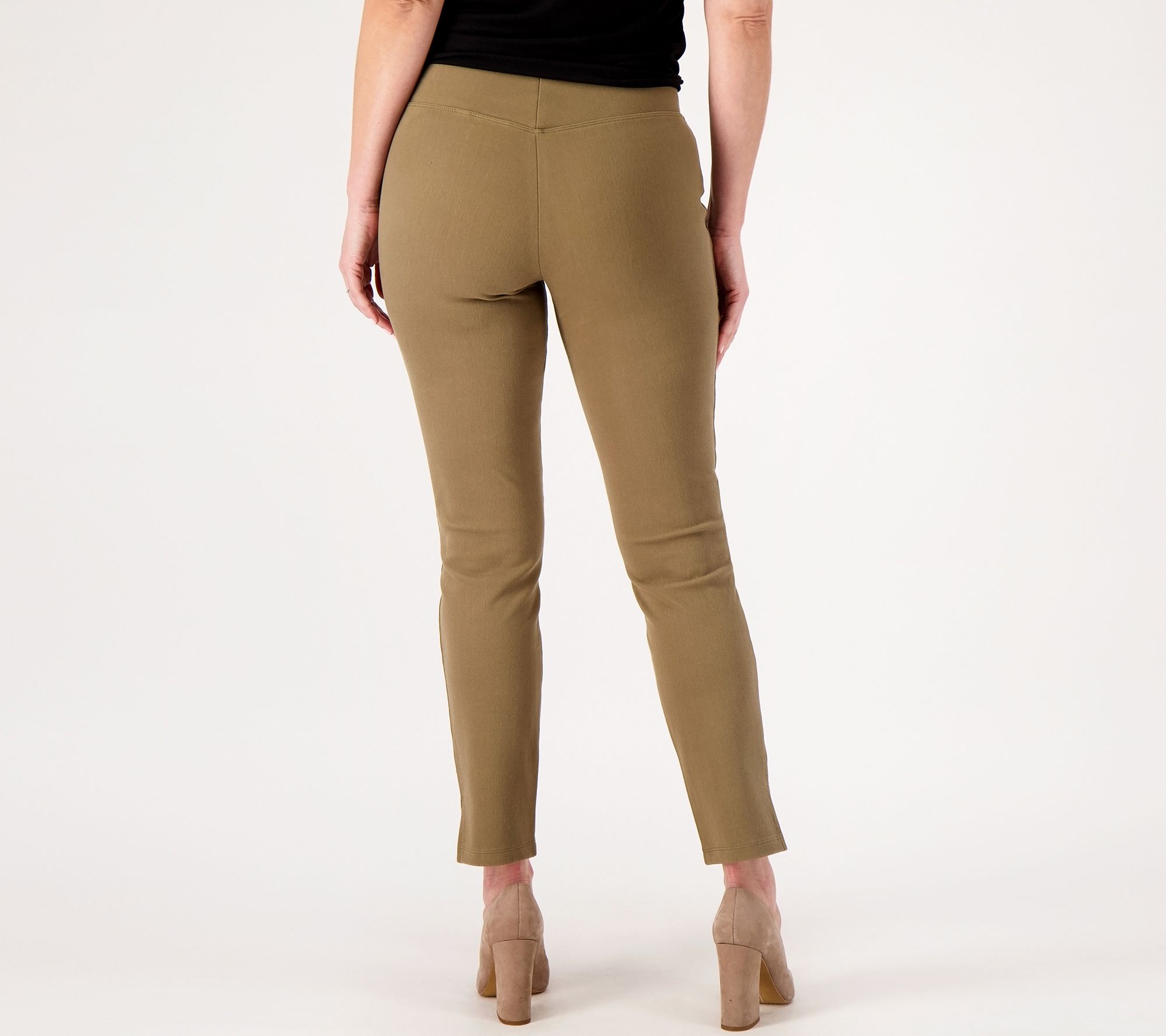 "As Is" Women with Control Tall Prime Stretch Tummy Control Pants - QVC.com