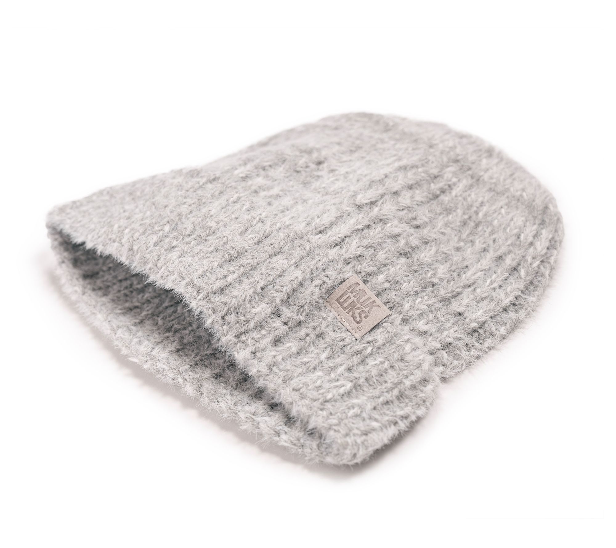 MUK LUKS Women's Eyelash Ribbed Knit Beanie - QVC.com