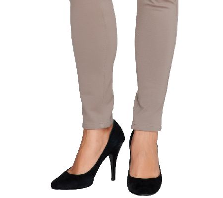 "As Is" SA by Seth Aaron Ponte Knit Legging with Pocket Detail - QVC.com