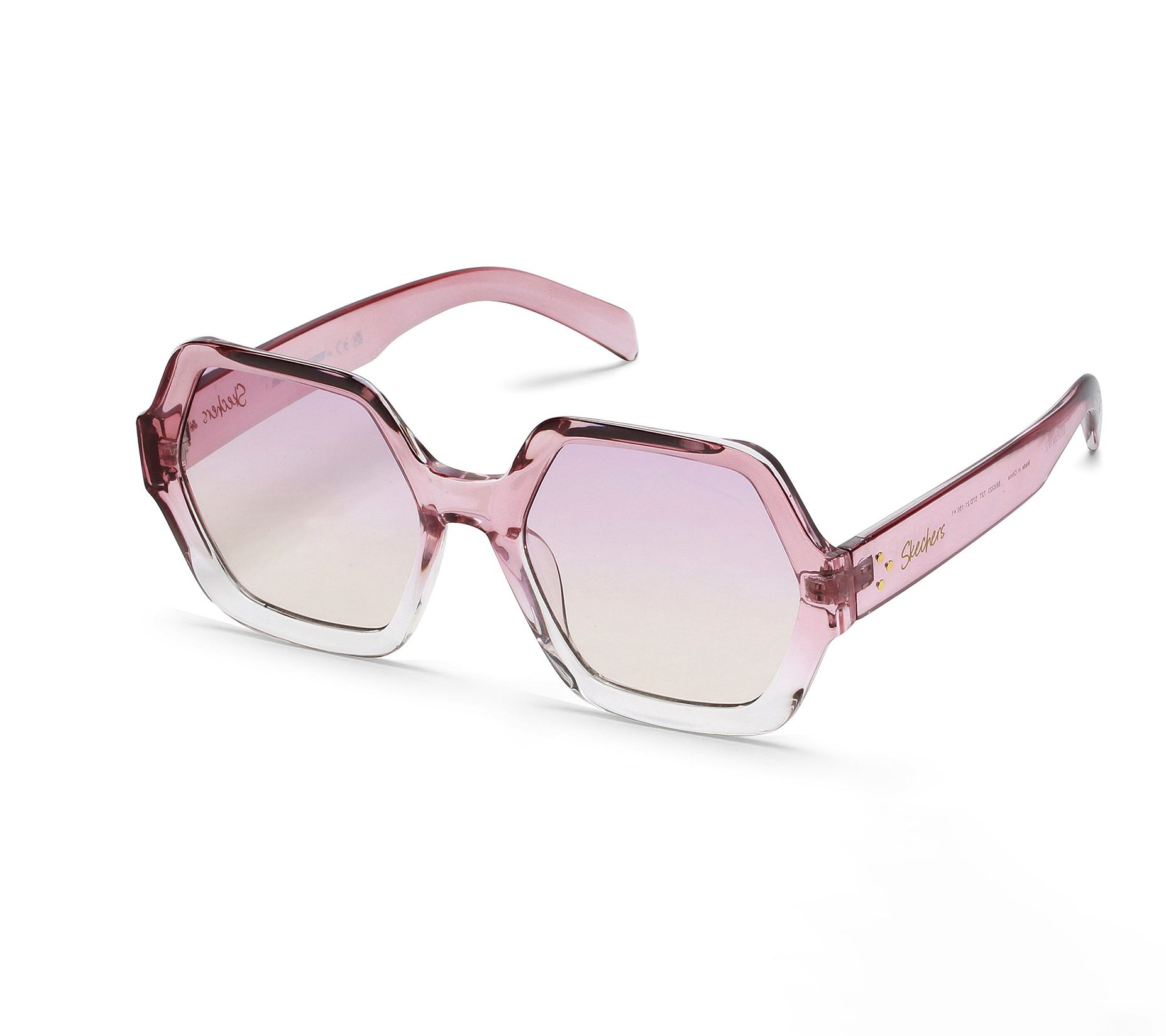 Skechers Women's Pink Geometric Sunglasses - QVC.com