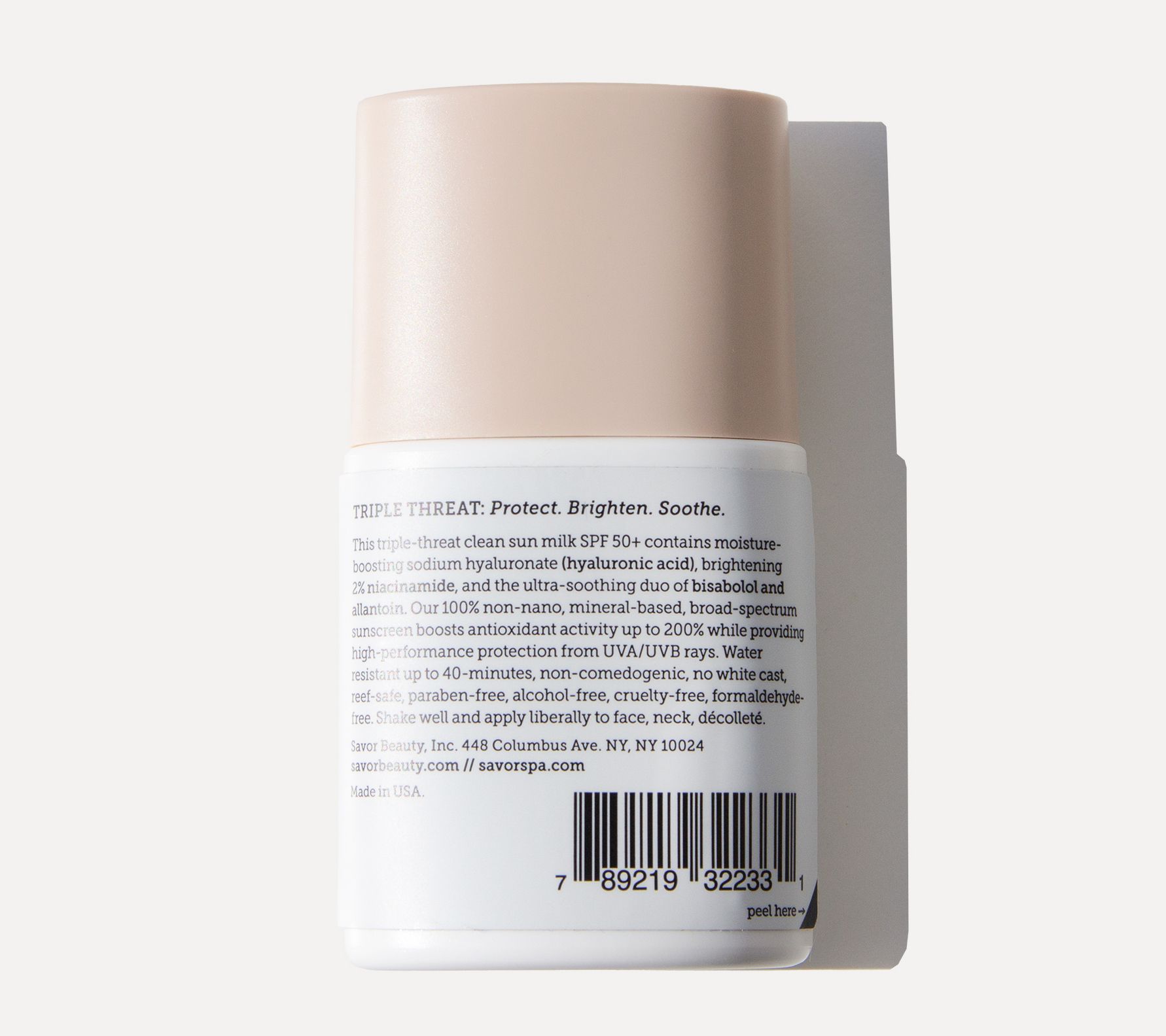 Savor Beauty Radiance Sun Milk SPF 50+: Clean Sunscreen Duo - QVC.com