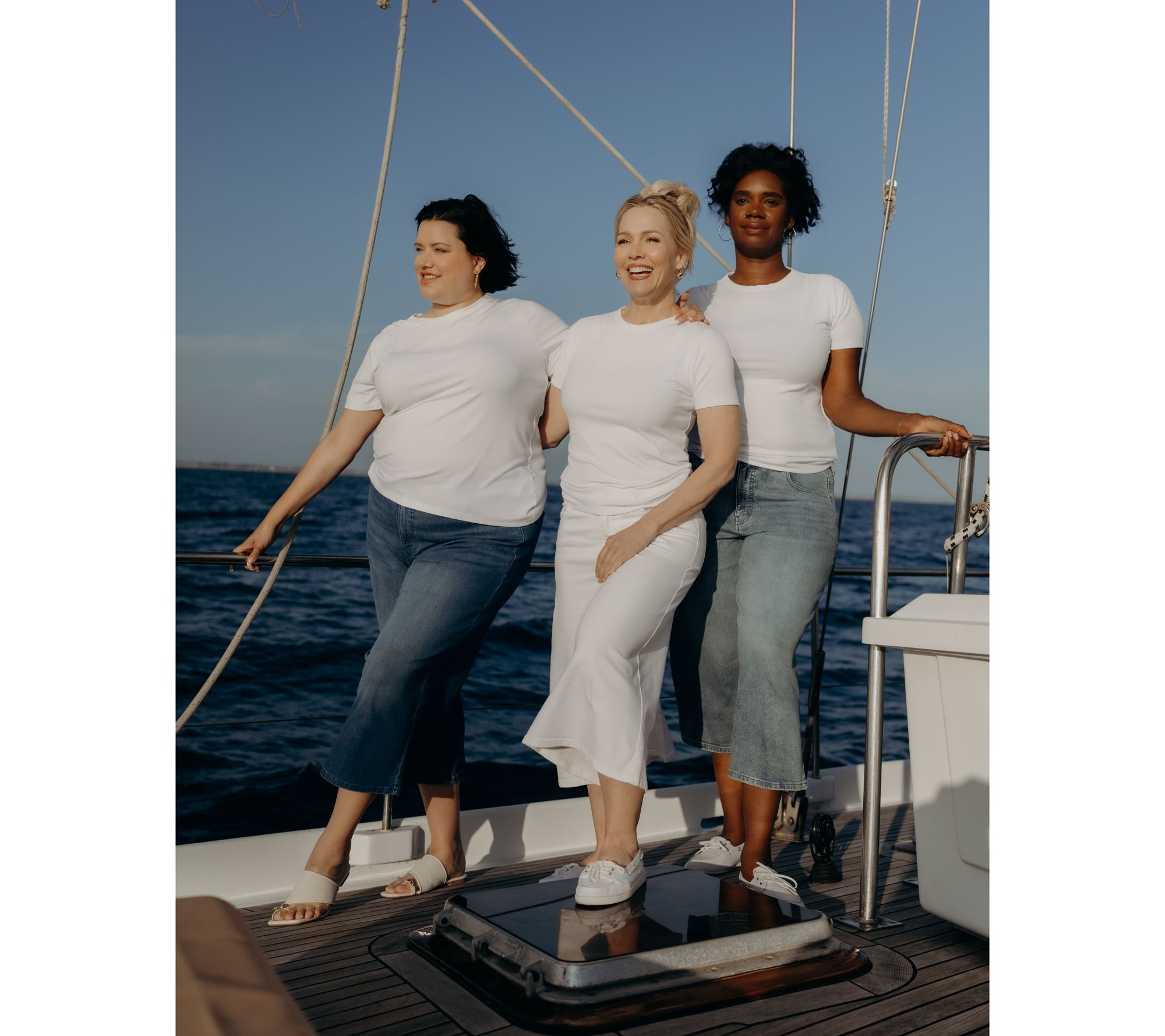 Me by Jennie Garth Monty Wide Leg Cropped Jean - QVC.com