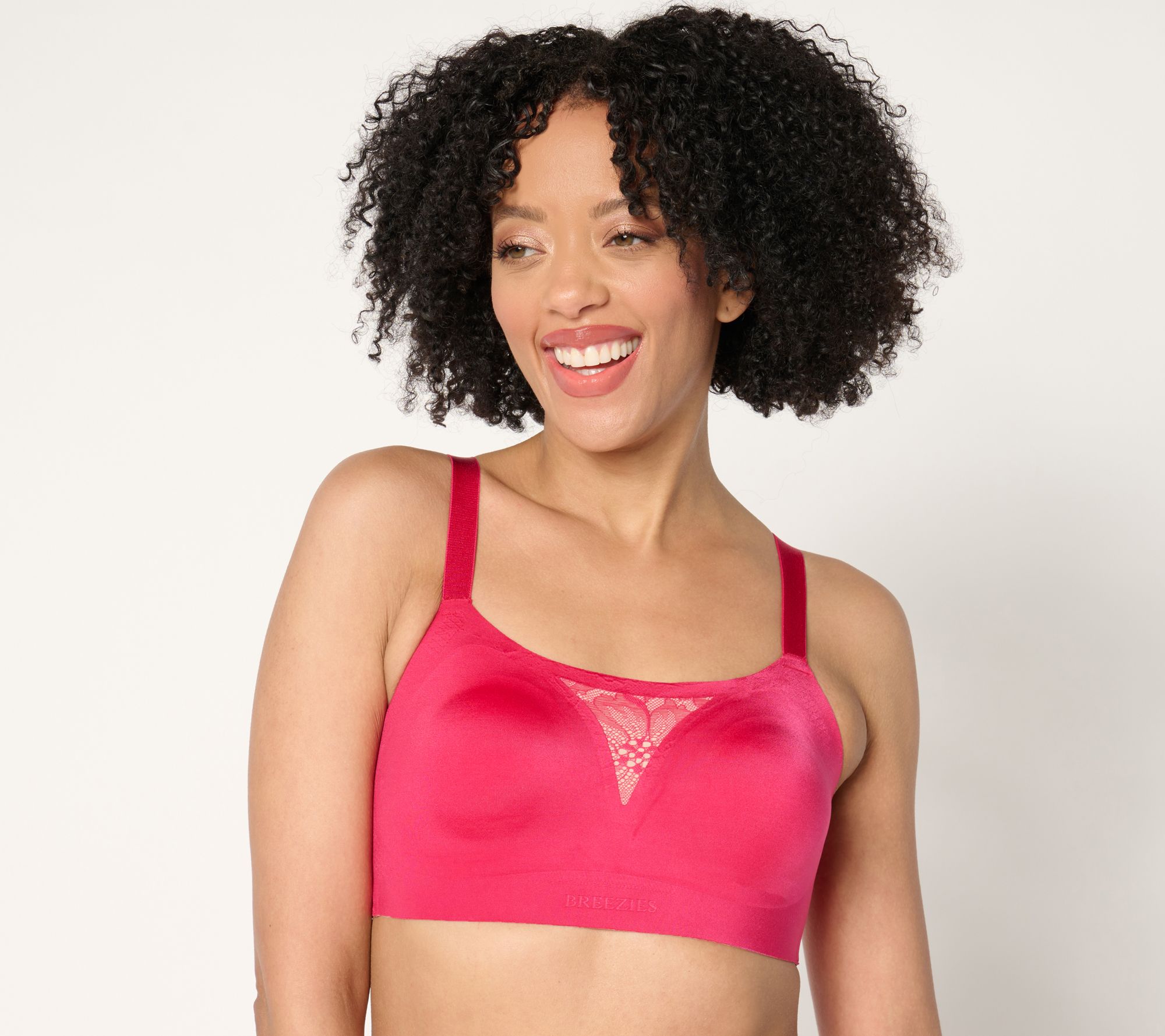 "As Is" Breezies Invisible Comfort Wirefree Bra - QVC.com