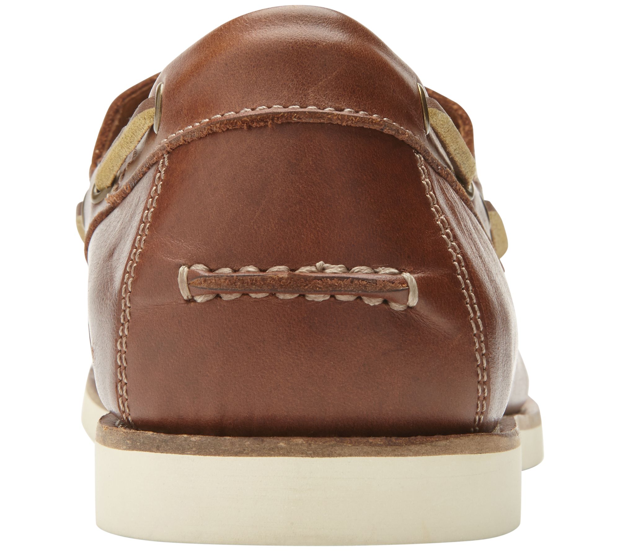 Vionic Men's Leather Spring Boat Shoes - Lloyd - QVC.com