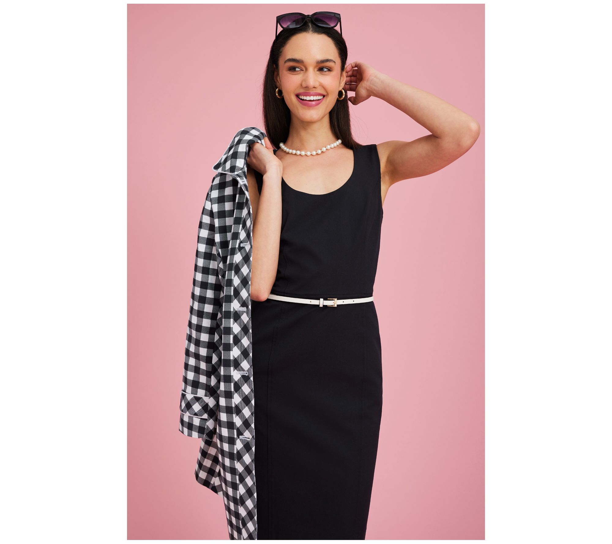 Isaac Mizrahi Live! 24/7 Stretch Sleeveless Dress - QVC.com