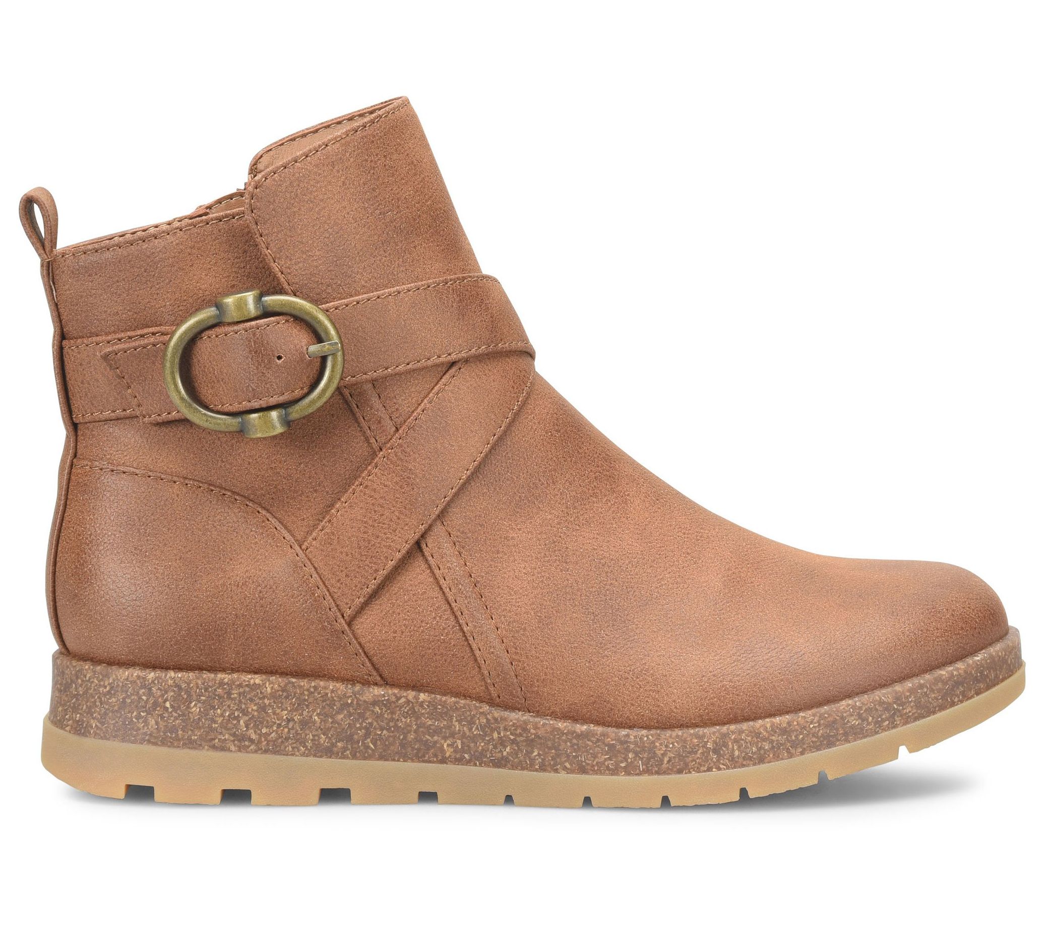 Eurosoft Cork Wedge Boot with Harness Detail- Laelia - QVC.com