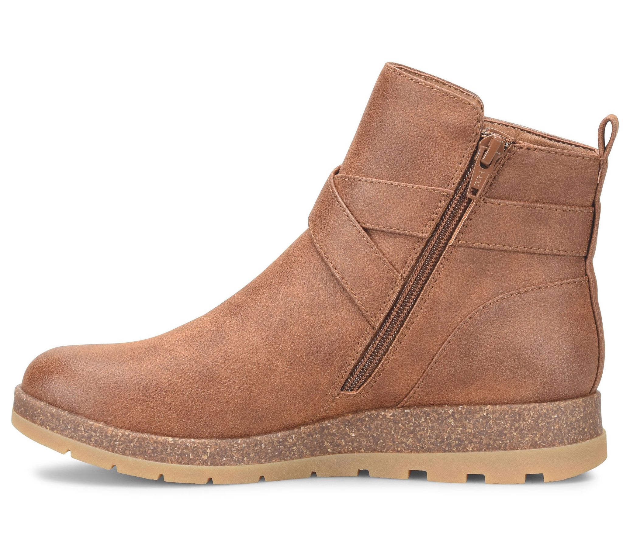 Eurosoft Cork Wedge Boot with Harness Detail- Laelia - QVC.com