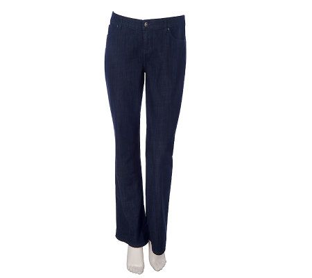 Motto Premium Bootcut Jeans with Nailhead Detail Back Pocket - QVC.com