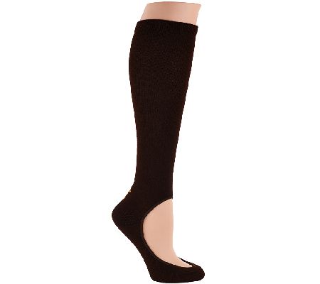 KeySocks Set of Three No Show Knee High Socks - QVC.com