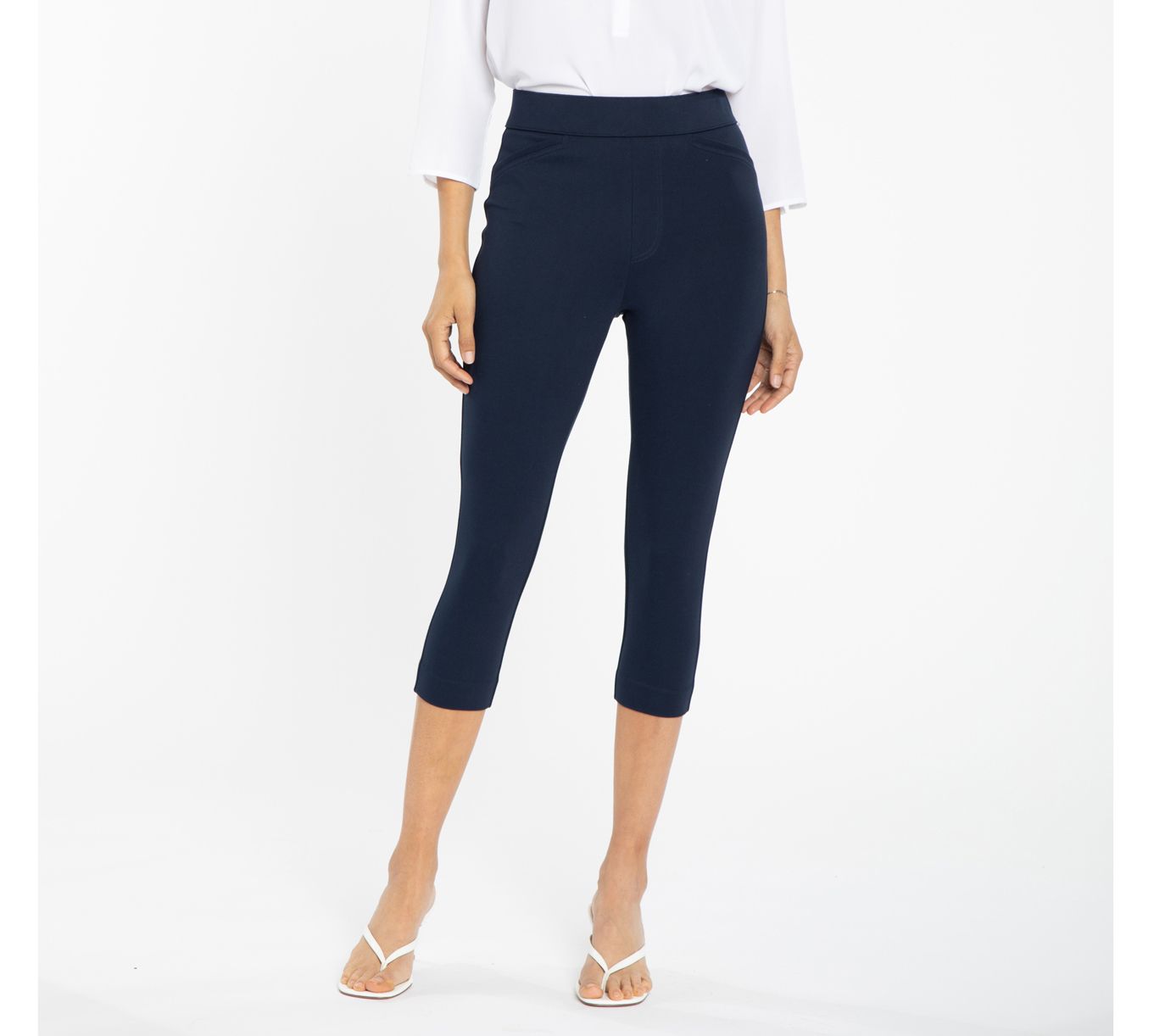 NYDJ Pull-On Legging Capri Pants - QVC.com