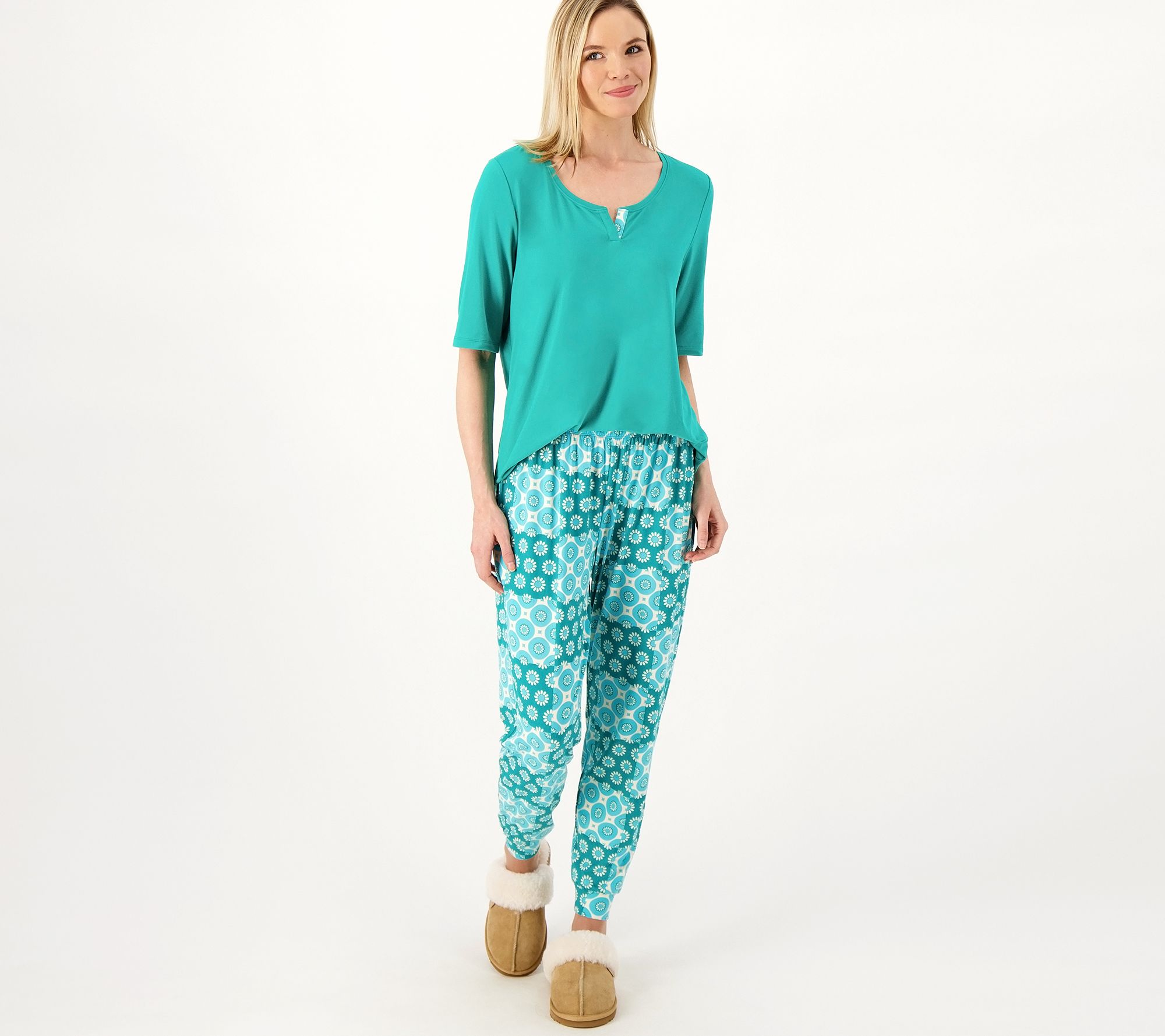 "As Is" AnyBody Lush Jersey Lounge Set - QVC.com