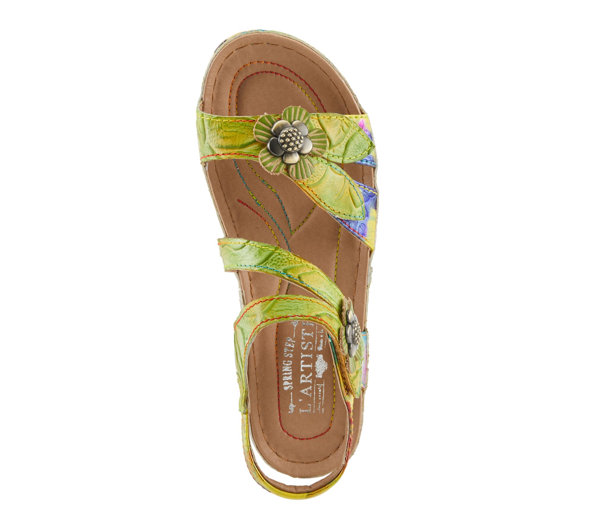 L'Artiste by Spring Step Slingback Sandals - Calista - QVC.com