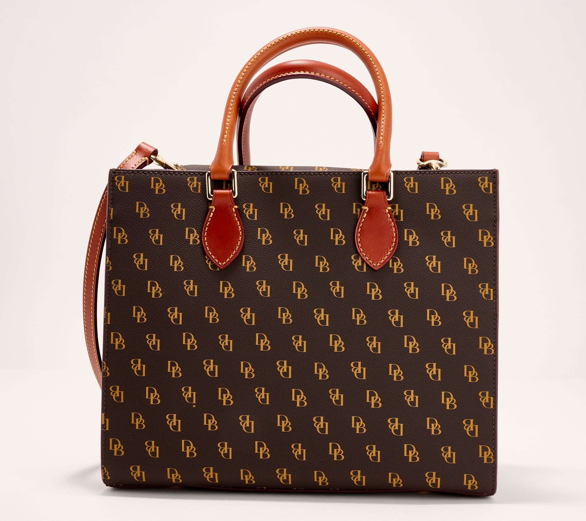 "As Is" Dooney & Bourke Coated Cotton Gretta Janine - QVC.com