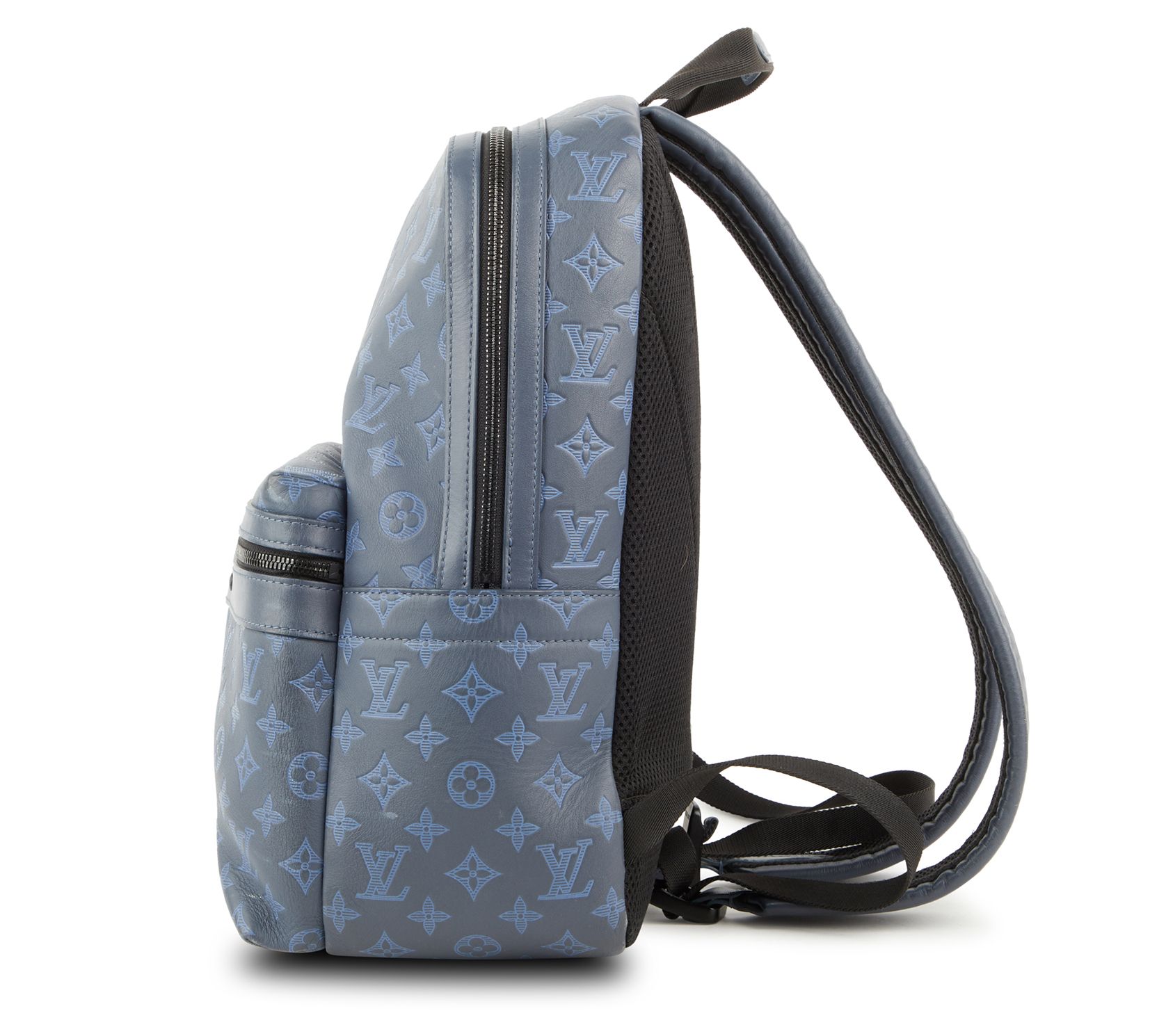 Pre-Owned Louis Vuitton Sprinter Backpack Shadow Monogram Blue - QVC.com