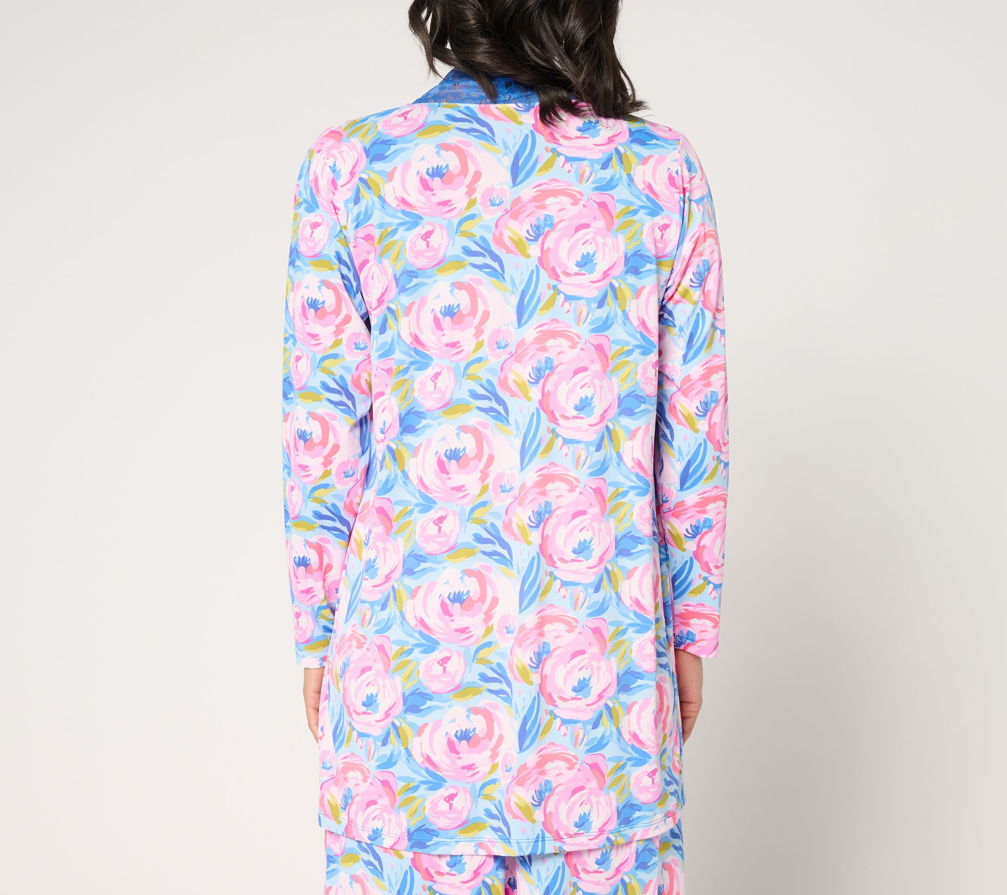 Breezies Lounge Lace Wrap - QVC.com