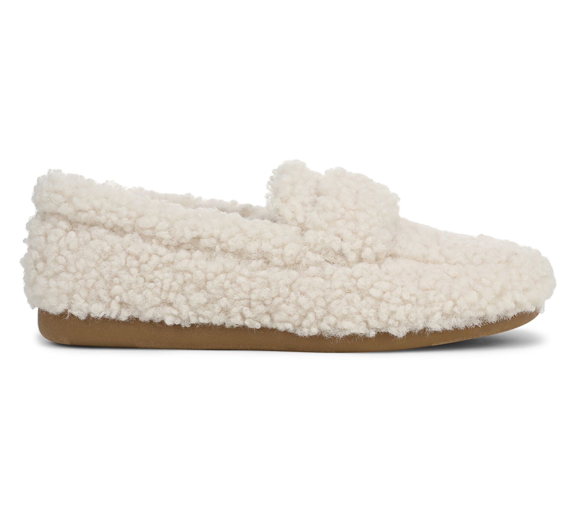 Vionic Teddy Cozy Loafer Slippers - Snuggle - QVC.com