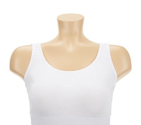 "As Is" Carol Wior Cotton Control Tank Bodysuit - QVC.com