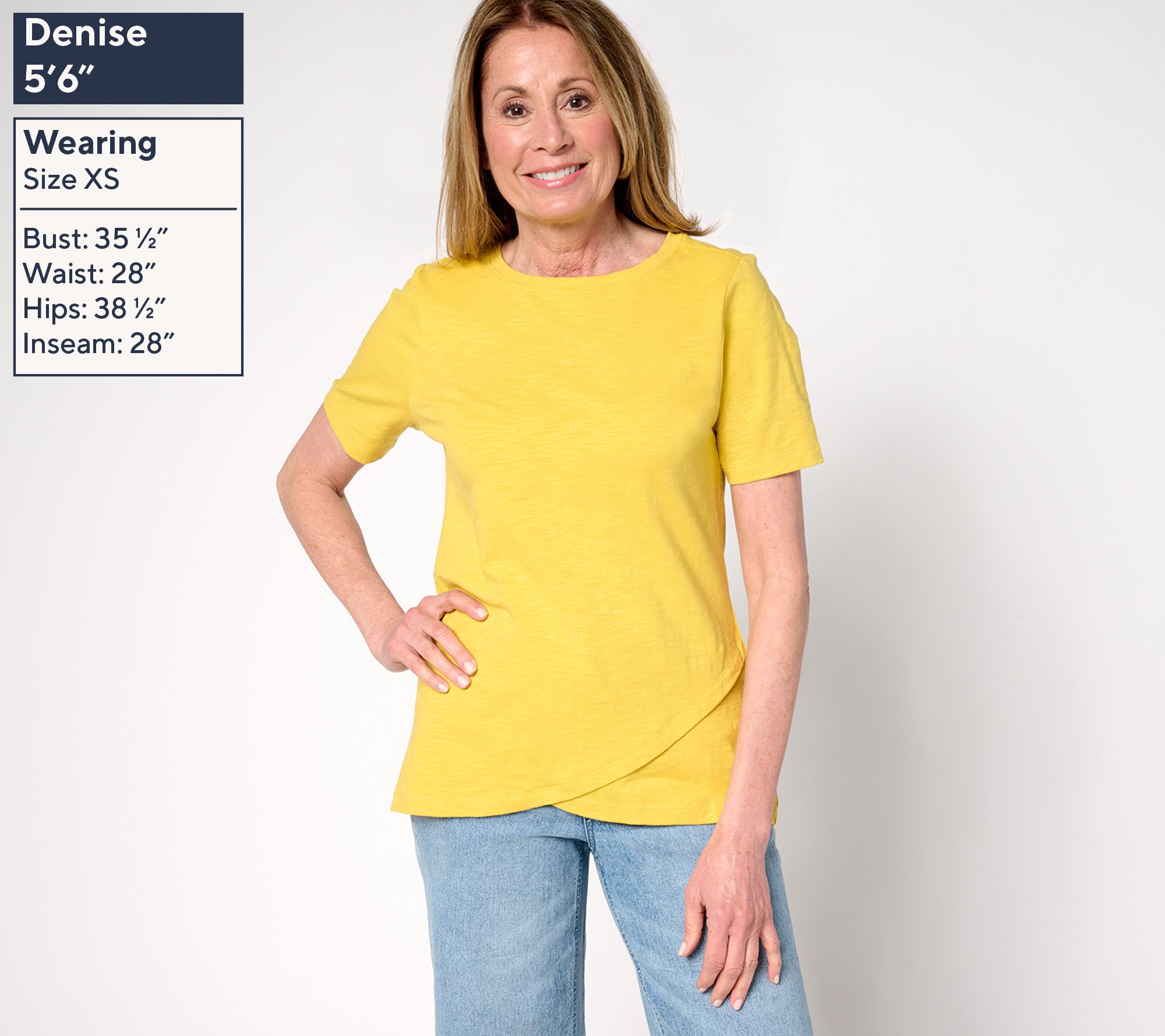 Denim & Co. Essentials 2-Pack Textured Knit Tulip Hem Tops Denim & Co. Essentials 2-Pack Textured Knit Tulip Hem Tops