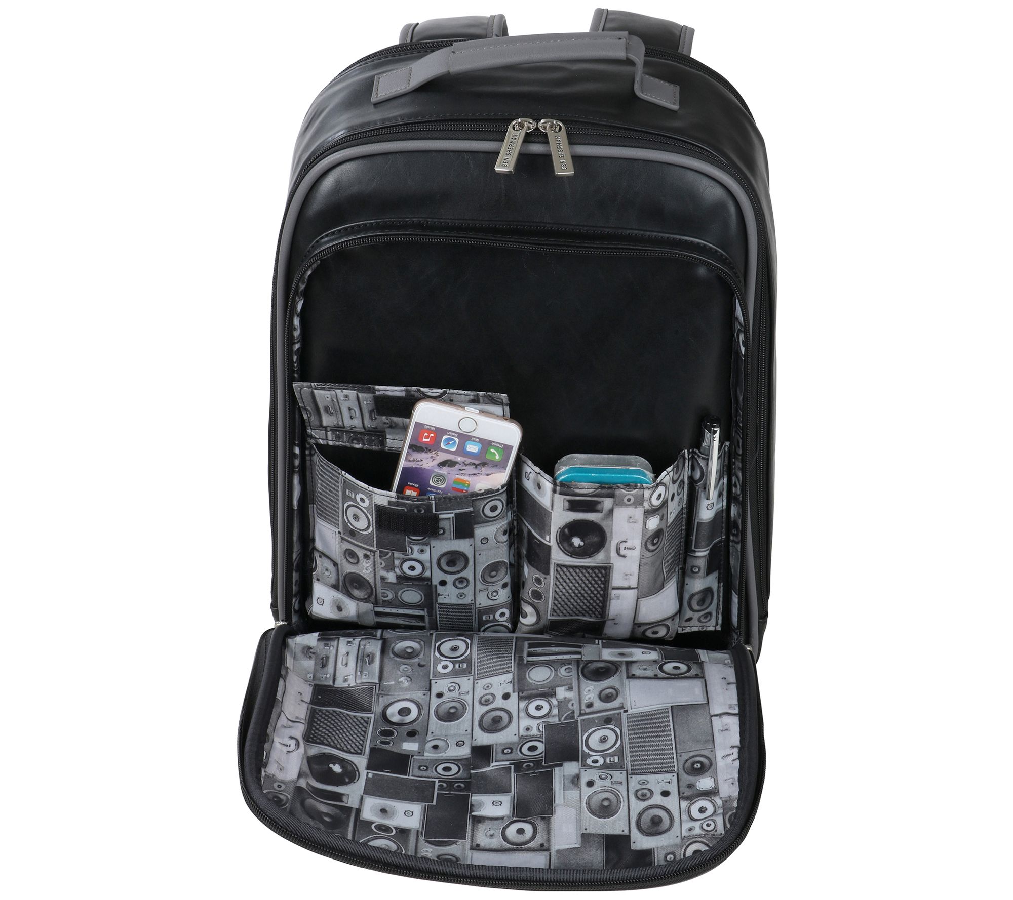 Ben Sherman Vegan Leather 15" Laptop Travel Backpack - QVC.com