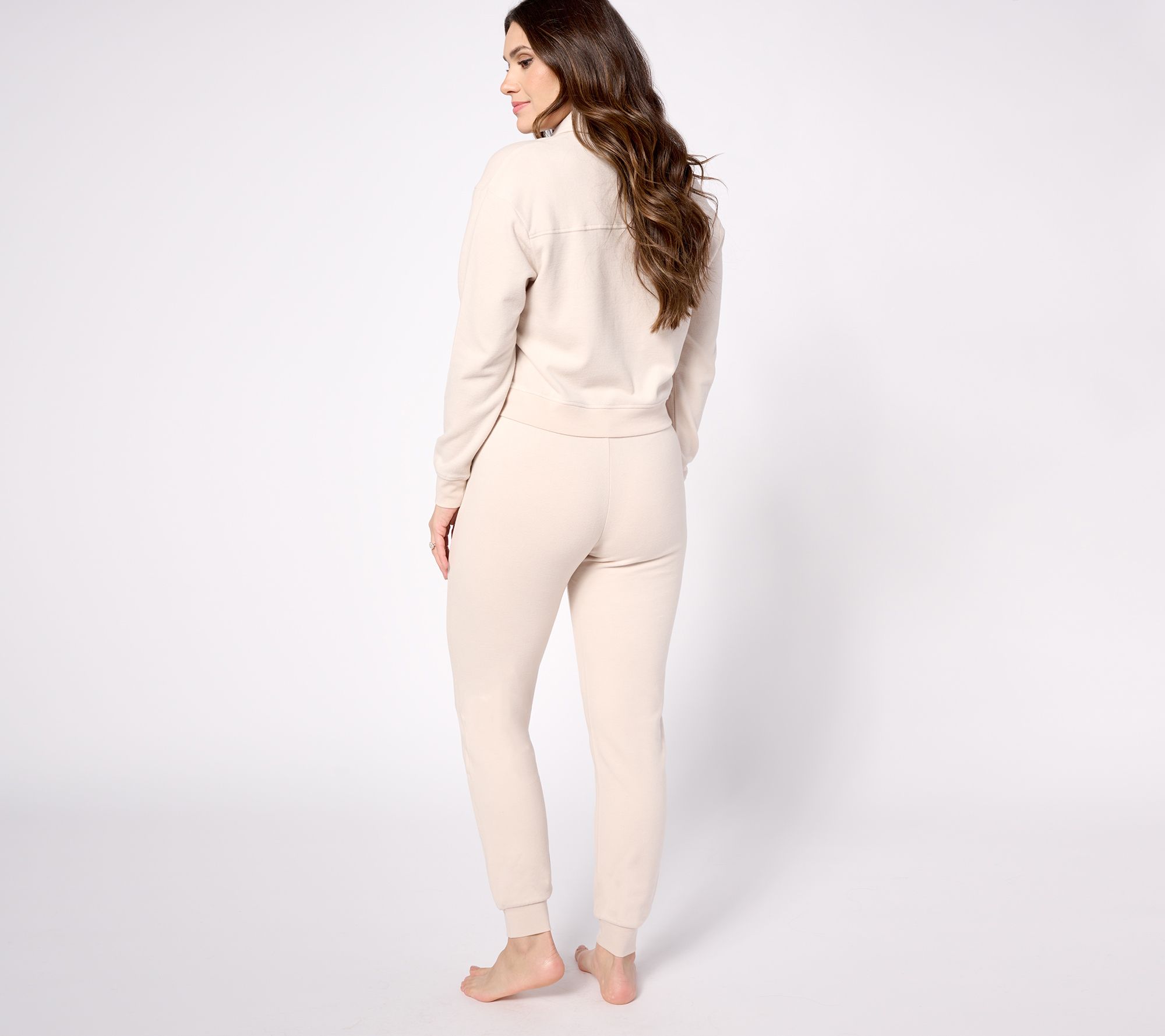 Barefoot Dreams Petite Malibu Collection Brushed Fleece Set - QVC.com