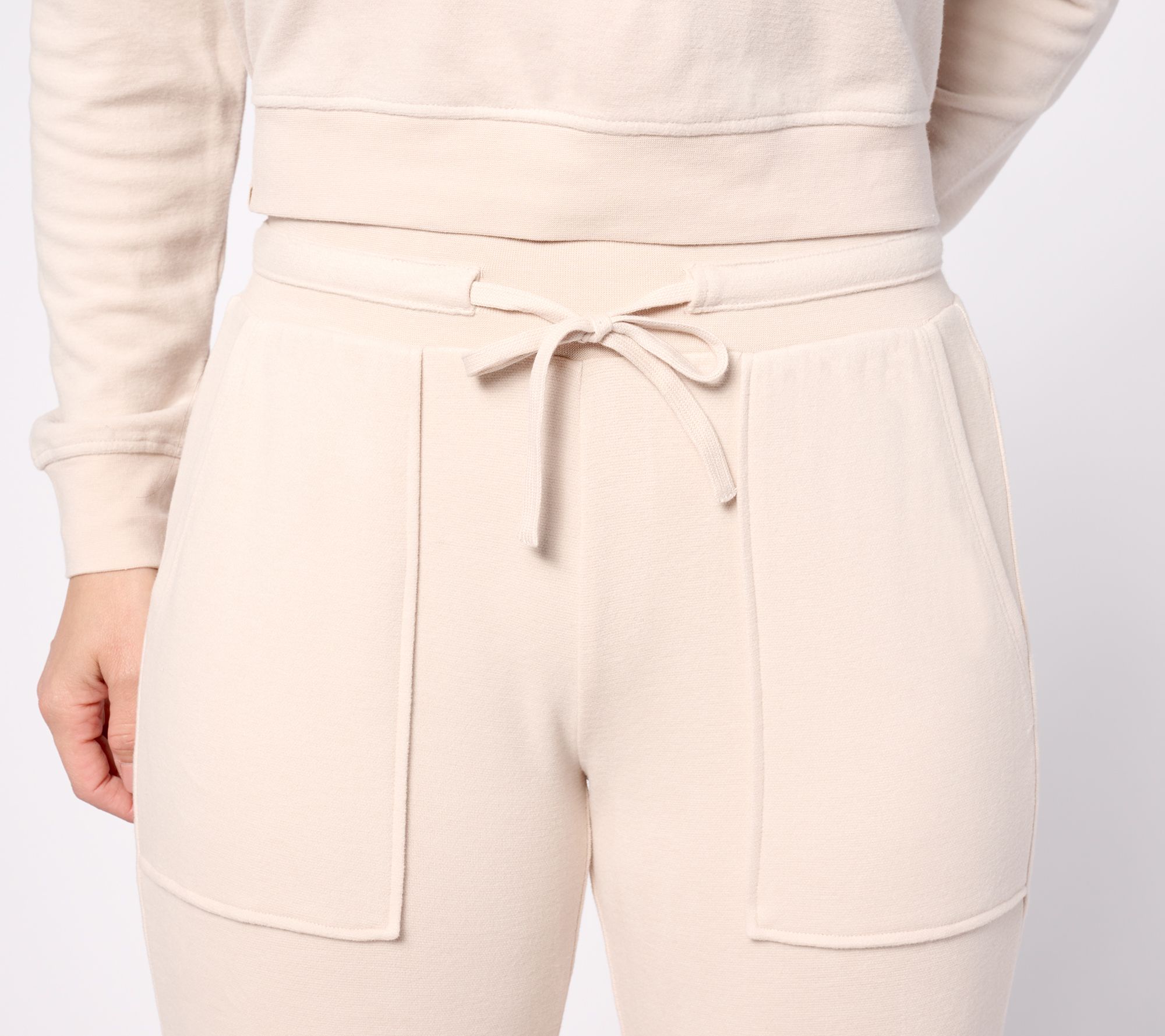 Barefoot Dreams Petite Malibu Collection Brushed Fleece Set - QVC.com