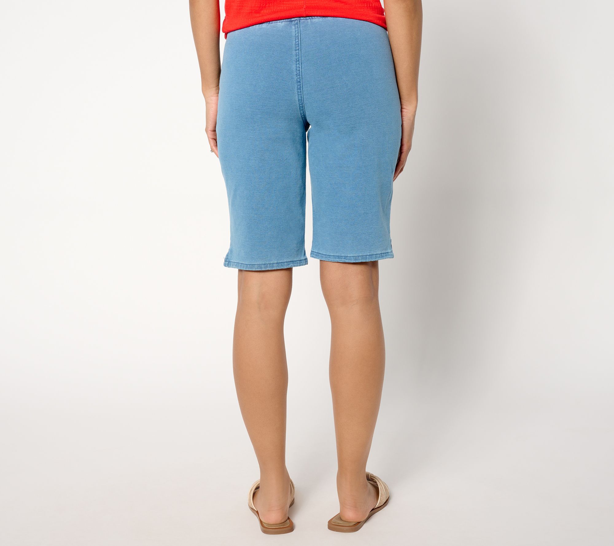 "As Is" Quacker Factory DreamJeannes 11" Bermuda Shorts - QVC.com