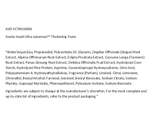 Aveda Invati Ultra Advanced Thickening Foam - QVC.com