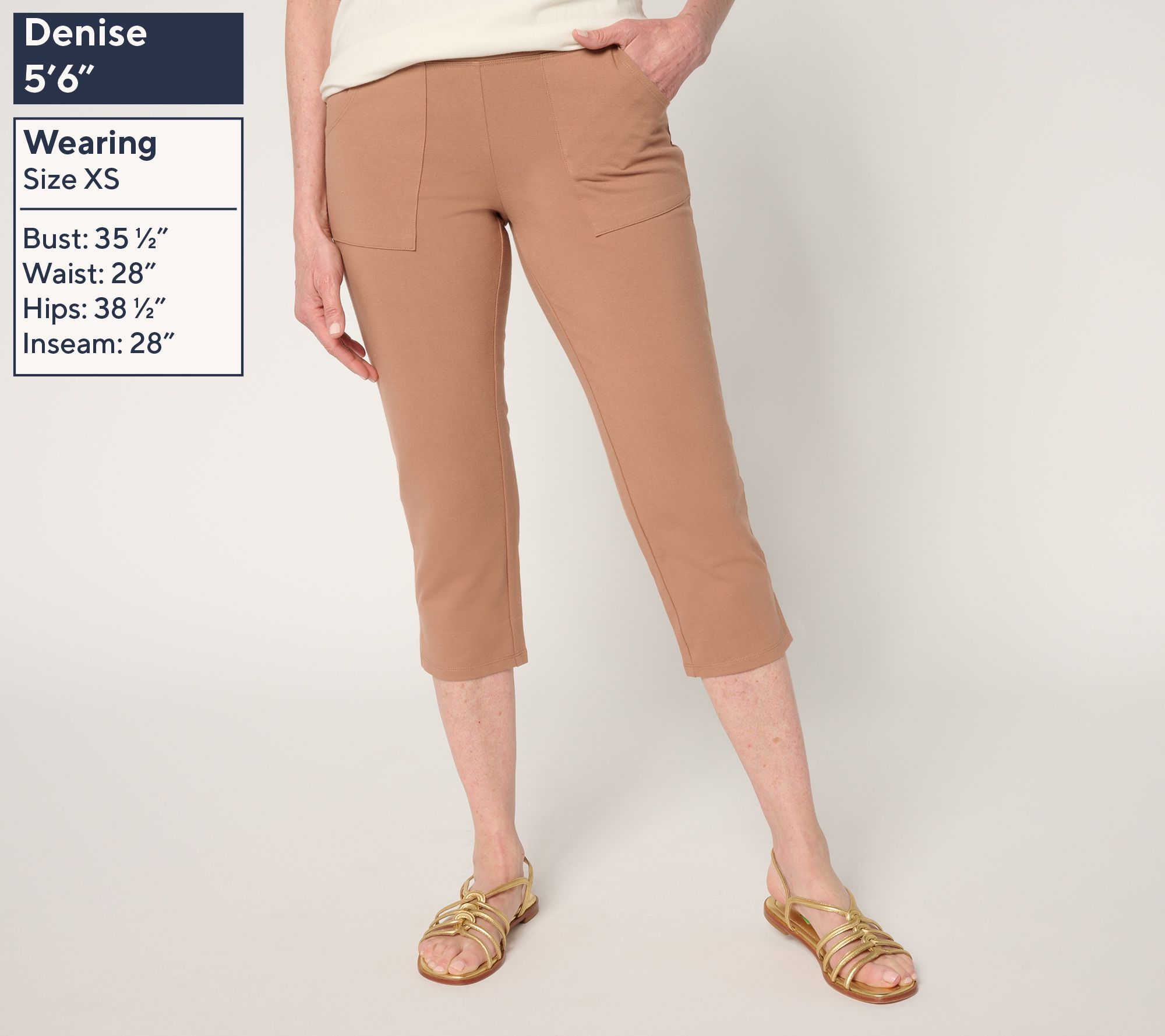 Women with Control Tummy Control Regular 86/14 Capri Pants - QVC.com