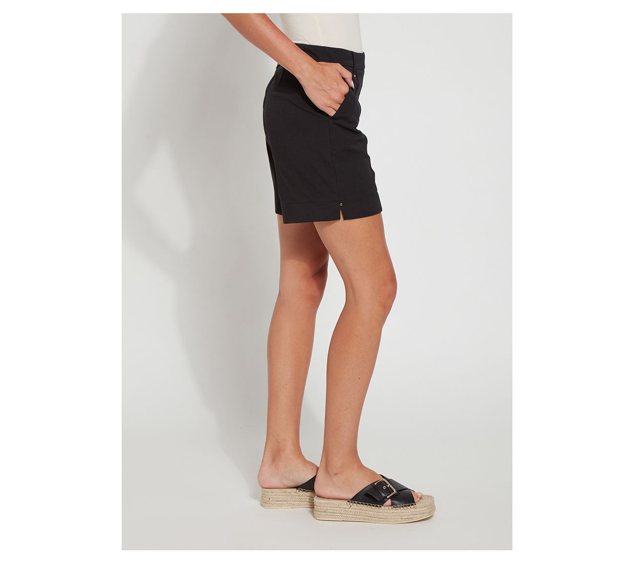 Lysse New York Amanda Stretch Twill Short - QVC.com
