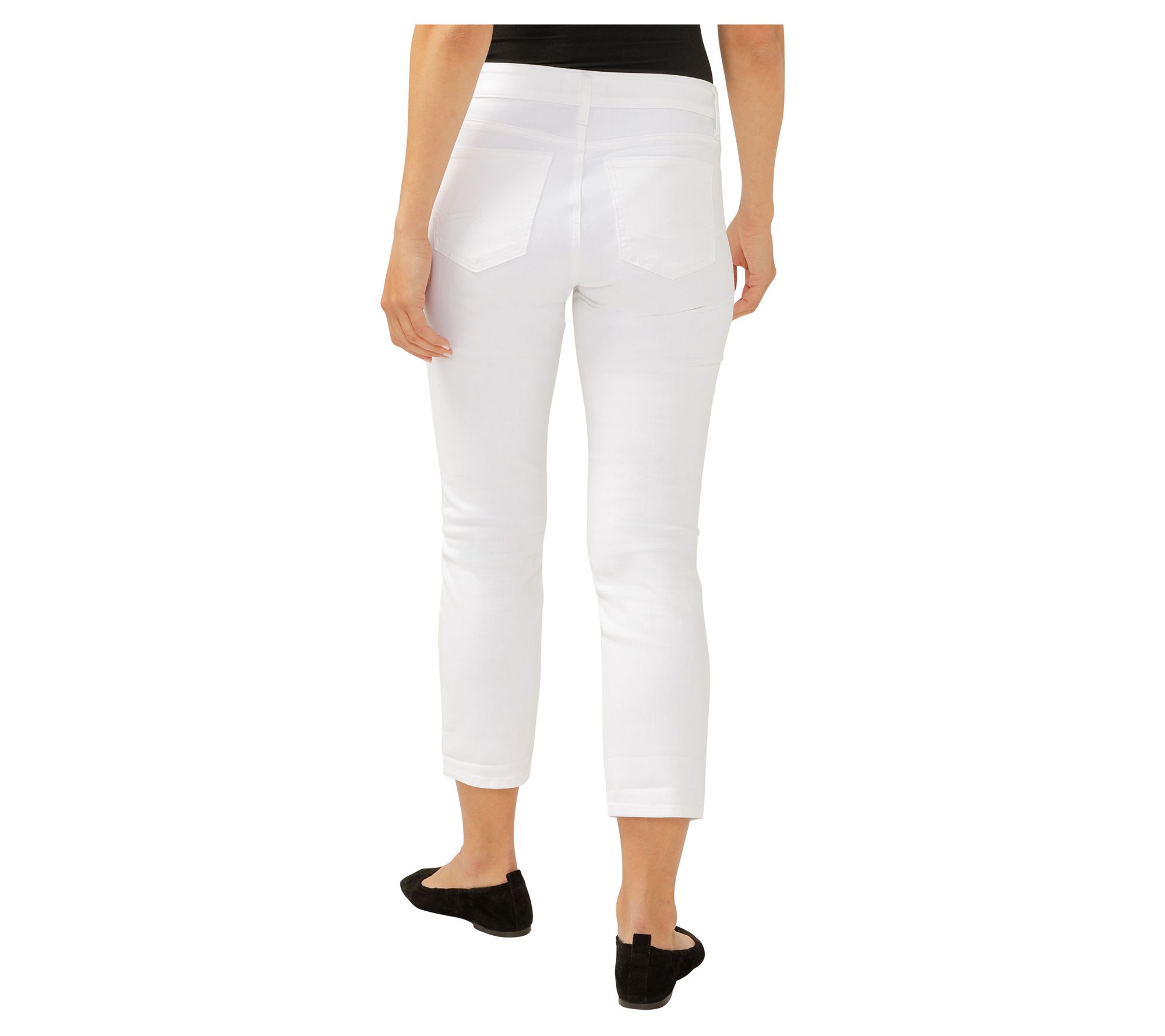 Silver Jeans Co. Women's Elyse Mid Rise Capri _WVS658 - QVC.com