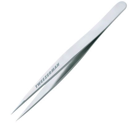 Tweezerman Point Tweezer - Classic Stainless Steel - QVC.com