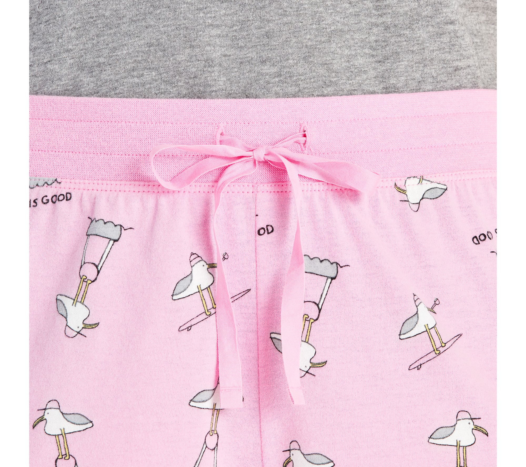 Life is Good Women's Gull Print Sleep Short - QVC.com