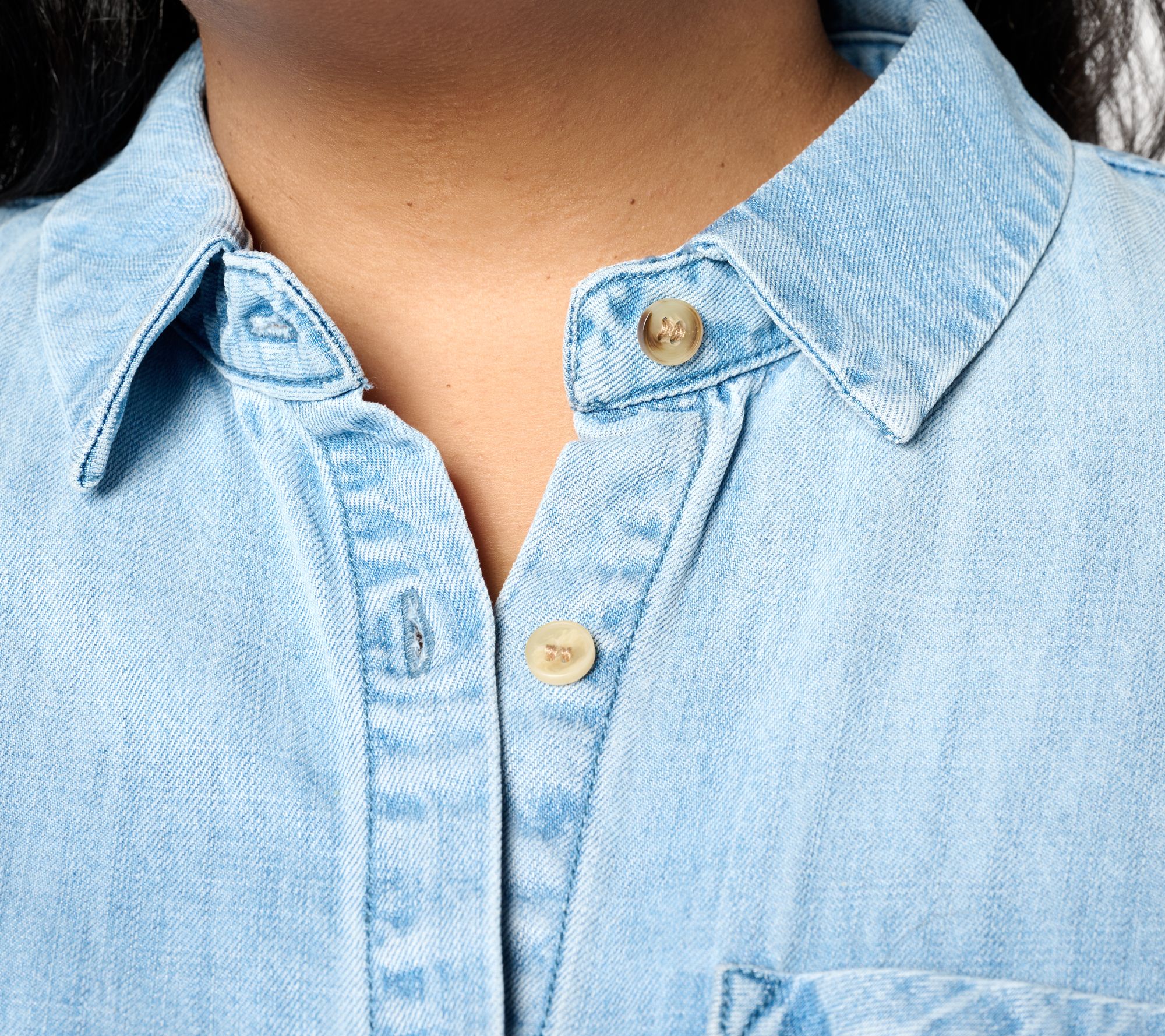 Driftwood Jeans Scottie Long Sleeve Tencel Dress - Bouquet - QVC.com