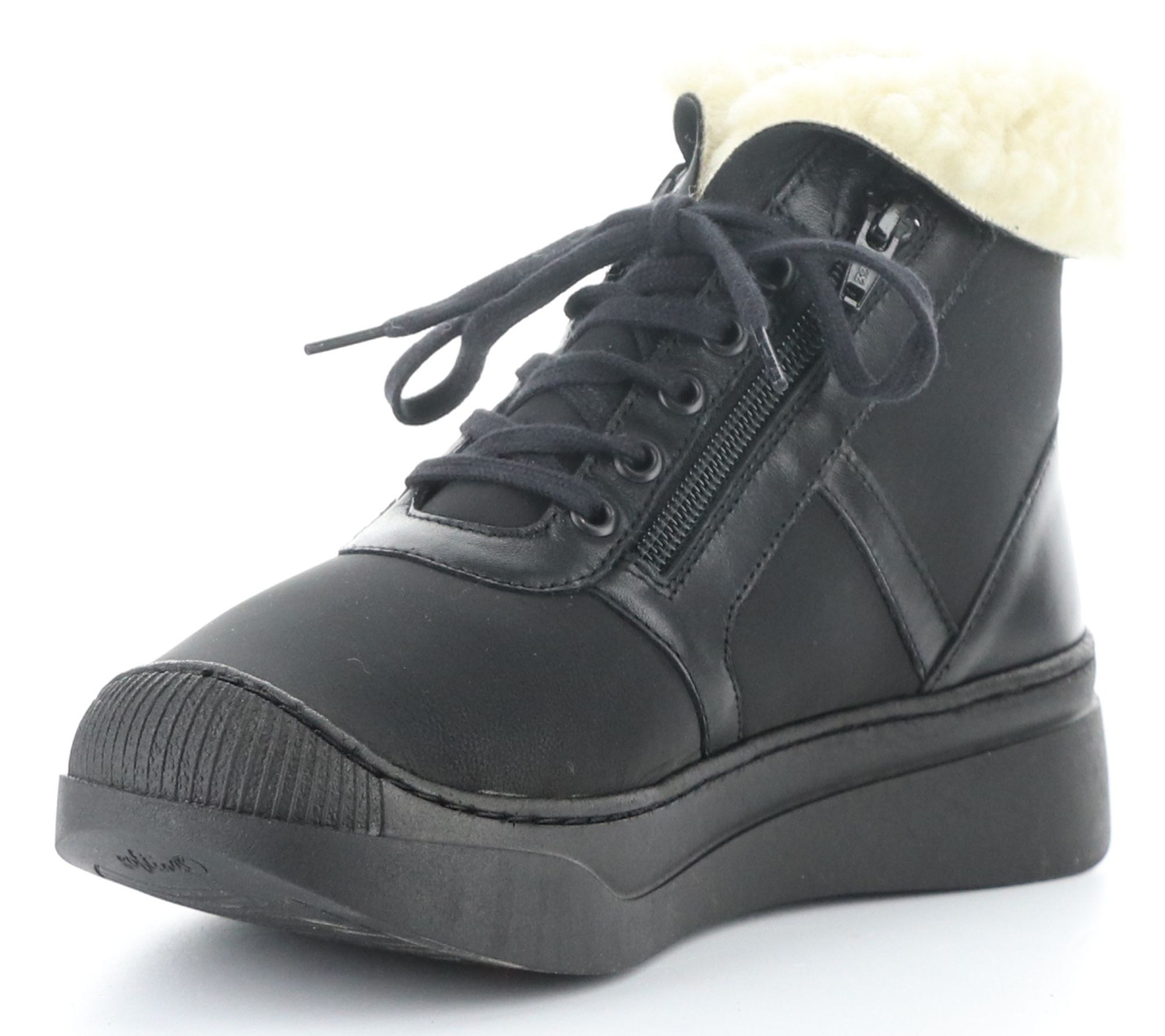 Softino's Leather/Fabric Light Weight Boots- Alio - QVC.com